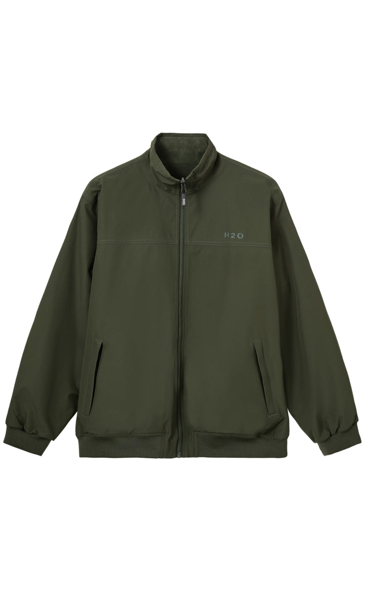 H2O Jakke - Mandø Reversible - Army | Hurtig levering | Fashionbystrand