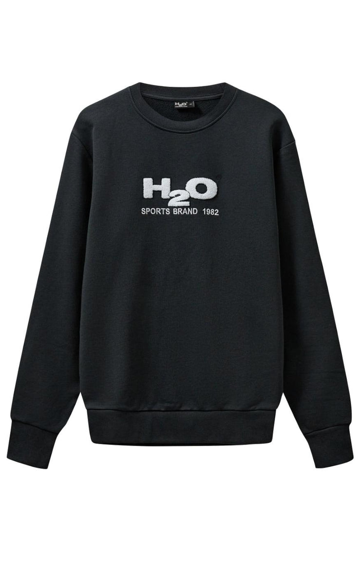 H2O Sweater - Logo Sweat O'Neck - Navy/White | Hurtig levering ...