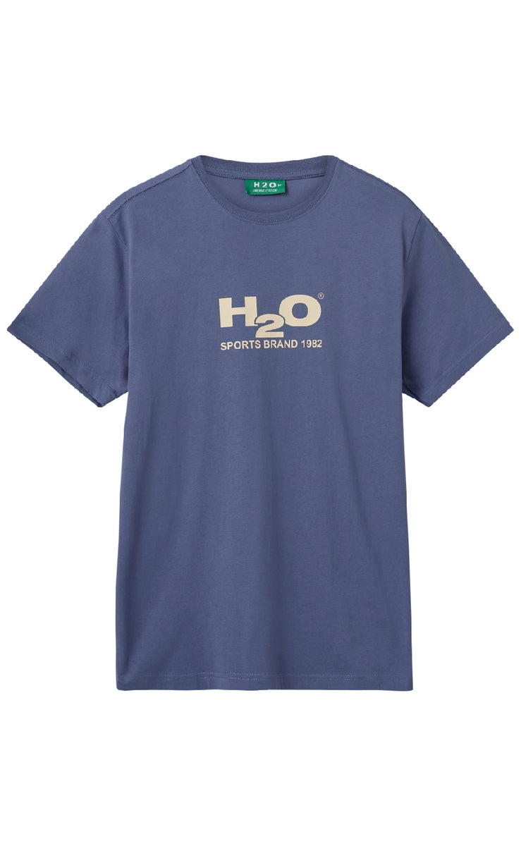 H2O T-shirt - Logo - Deep Ocean | Hurtig levering | Fashionbystrand