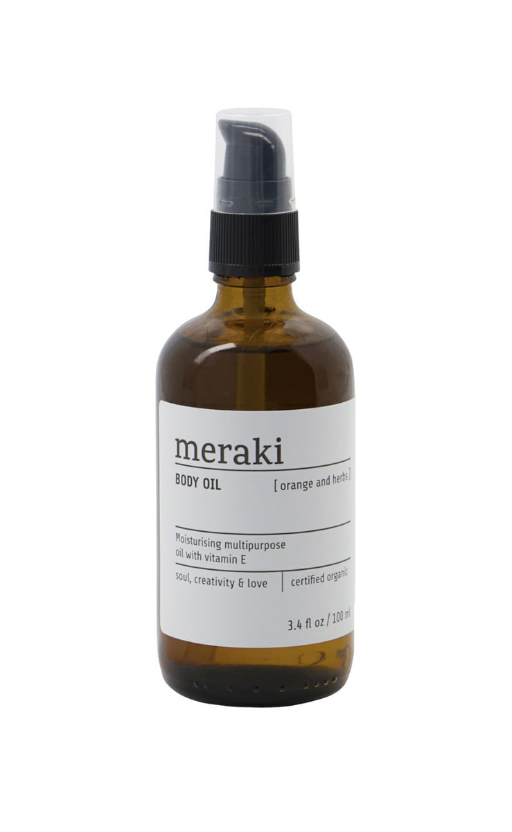 Meraki Kropsolie - Body Oil 100 ml - Orange & Herbs | Hurtig levering ...