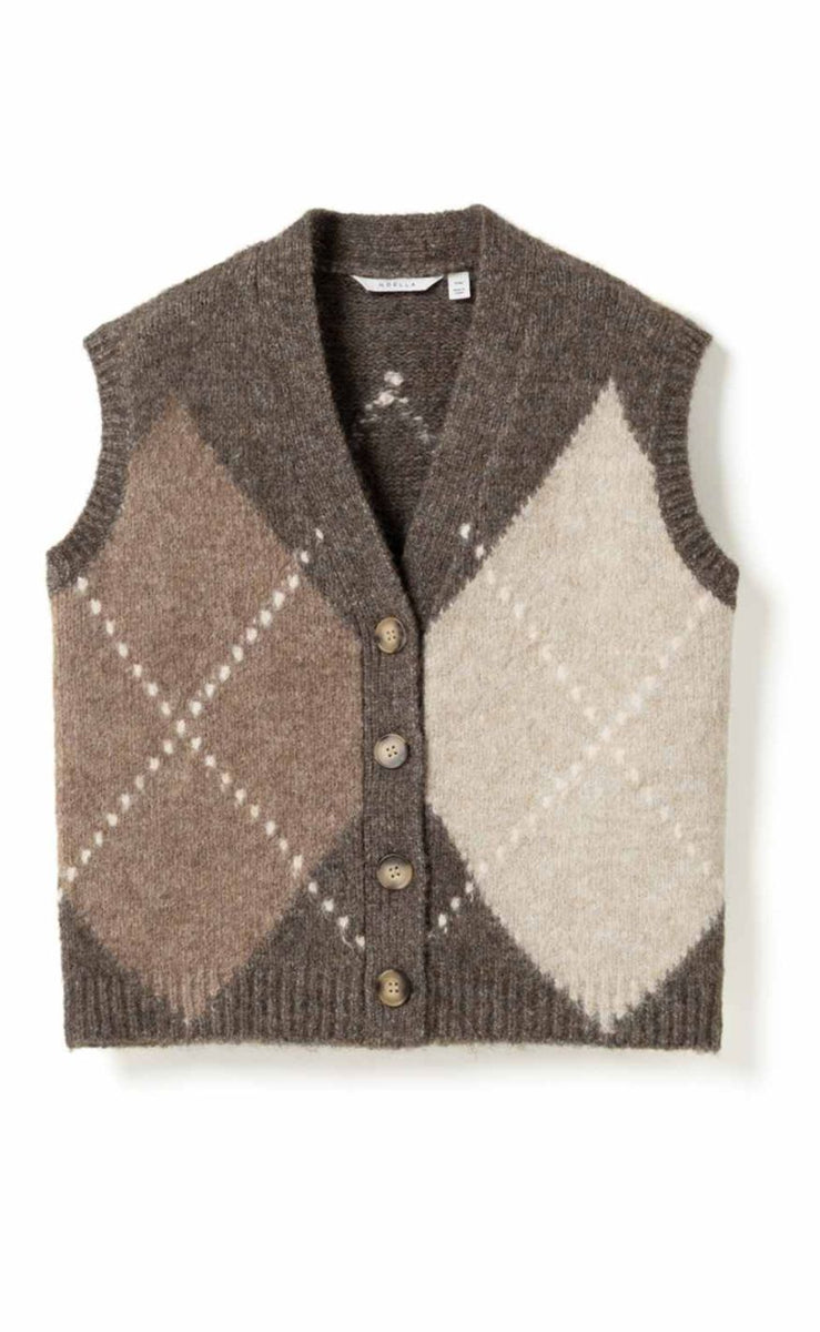 Noella Vest - Laiana - Ash Brown Mix | Hurtig levering | Fashionbystrand