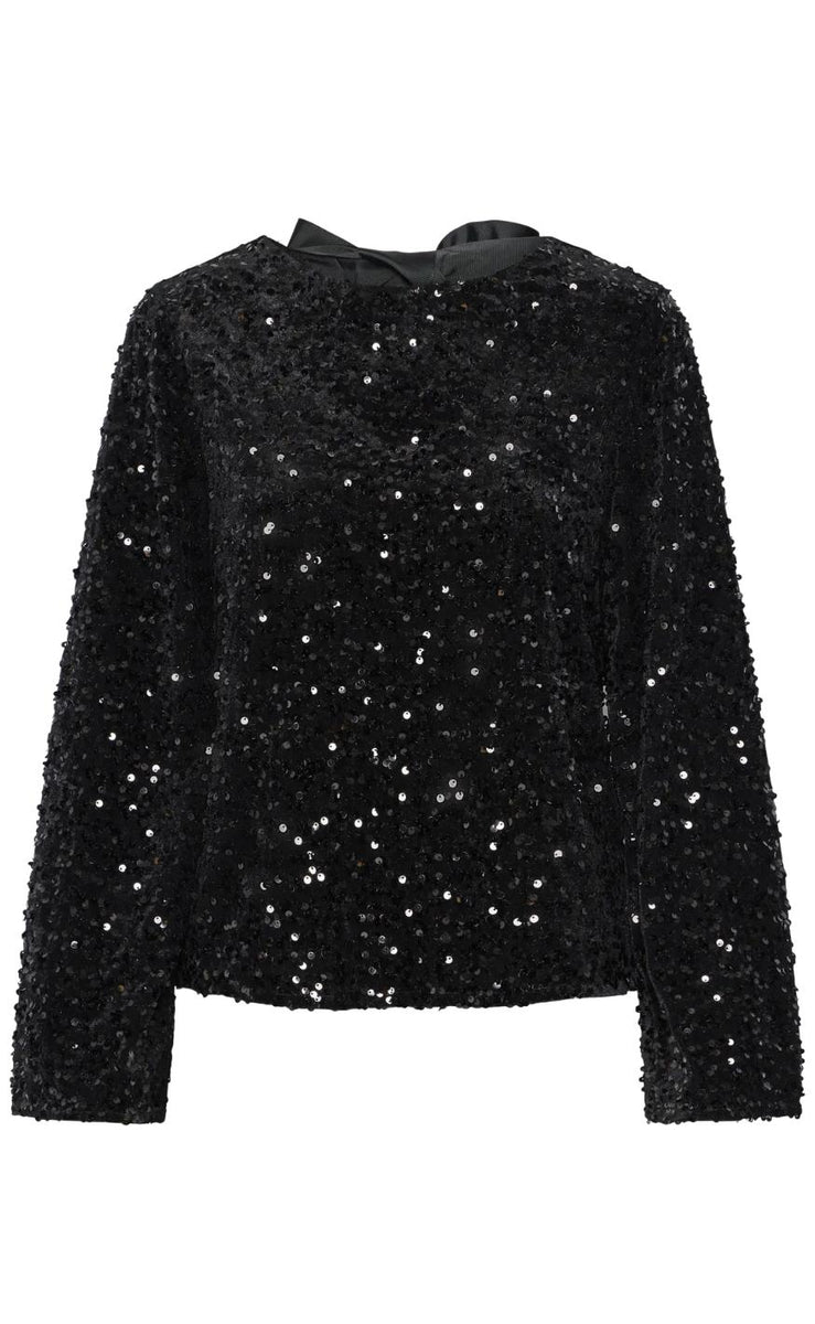 Pieces Top - Kam - Black | Hurtig levering | Fashionbystrand