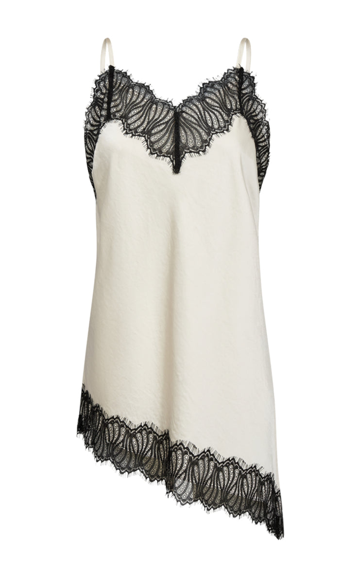 Freequent Top - Dova - Moonbeam w. Black | Hurtig levering ...